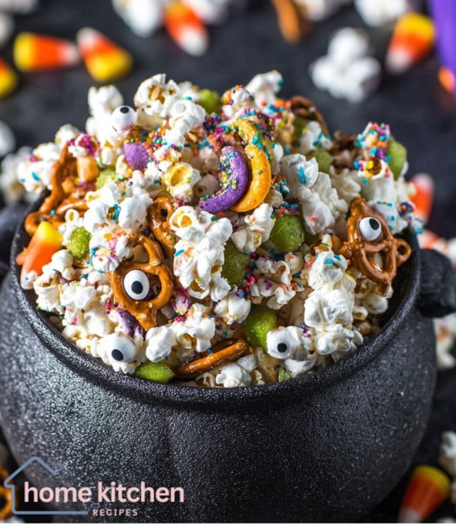 Halloween Monster Munch Popcorn Mix – Home Kitchen Recipes
