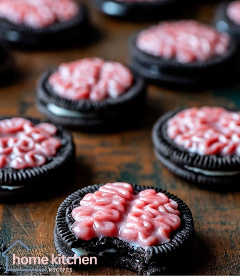 Halloween Oreo Brain Cookies – Home Kitchen Recipes